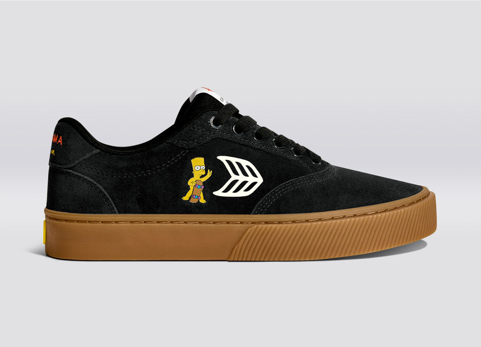 Women's Black/Bart Simpson Skate Low Top Sneakers | Naioca Pro – CARIUMA